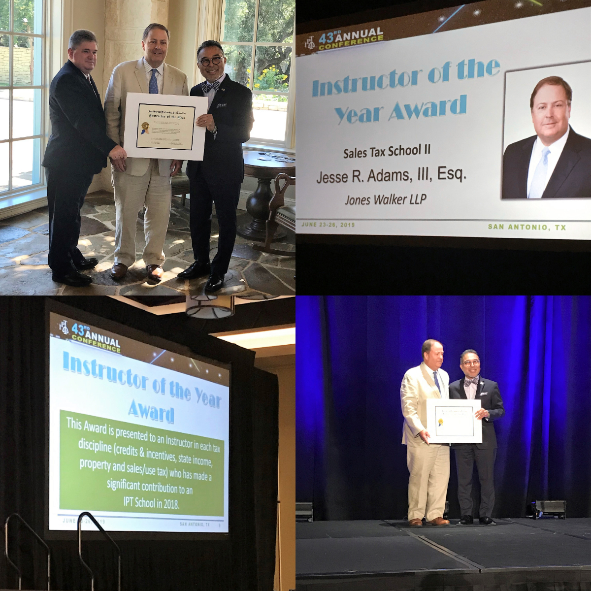 Jay Adams Named IPT Instructor of the Year for Sales Tax | Cooking with ...